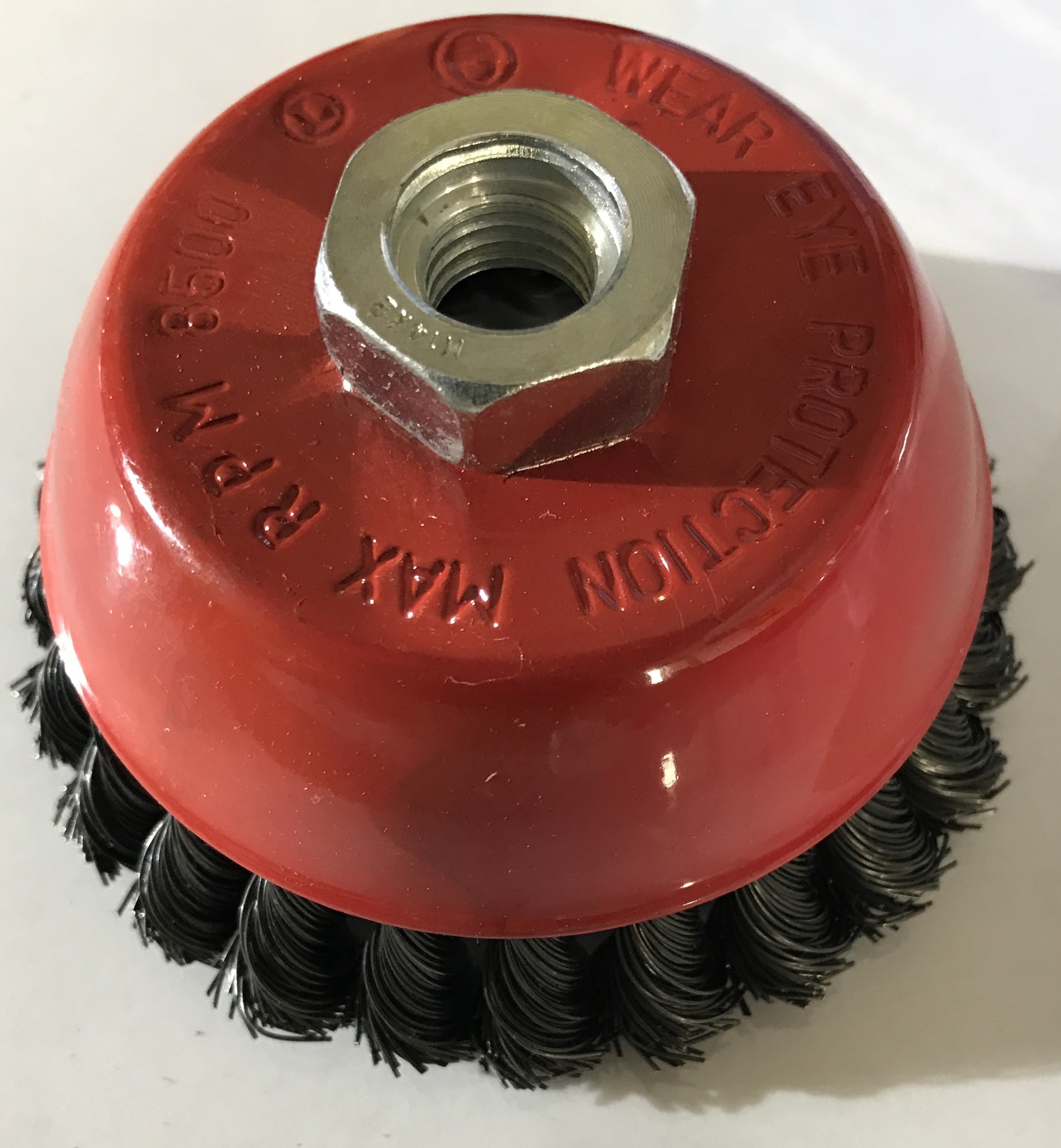 Twist Knot Steel Wire Cup 4 inch 10 cm