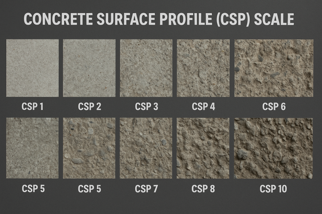 What Concrete Surface Profile Do I Need? A guide using CSP scale
